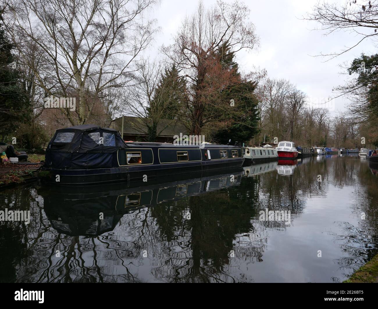 The Grand Union Canal in England is part of the British canal system ...
