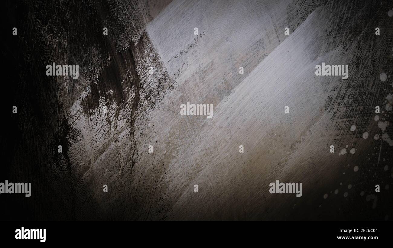 Horror background for inserting text, wall texture painted in black ...