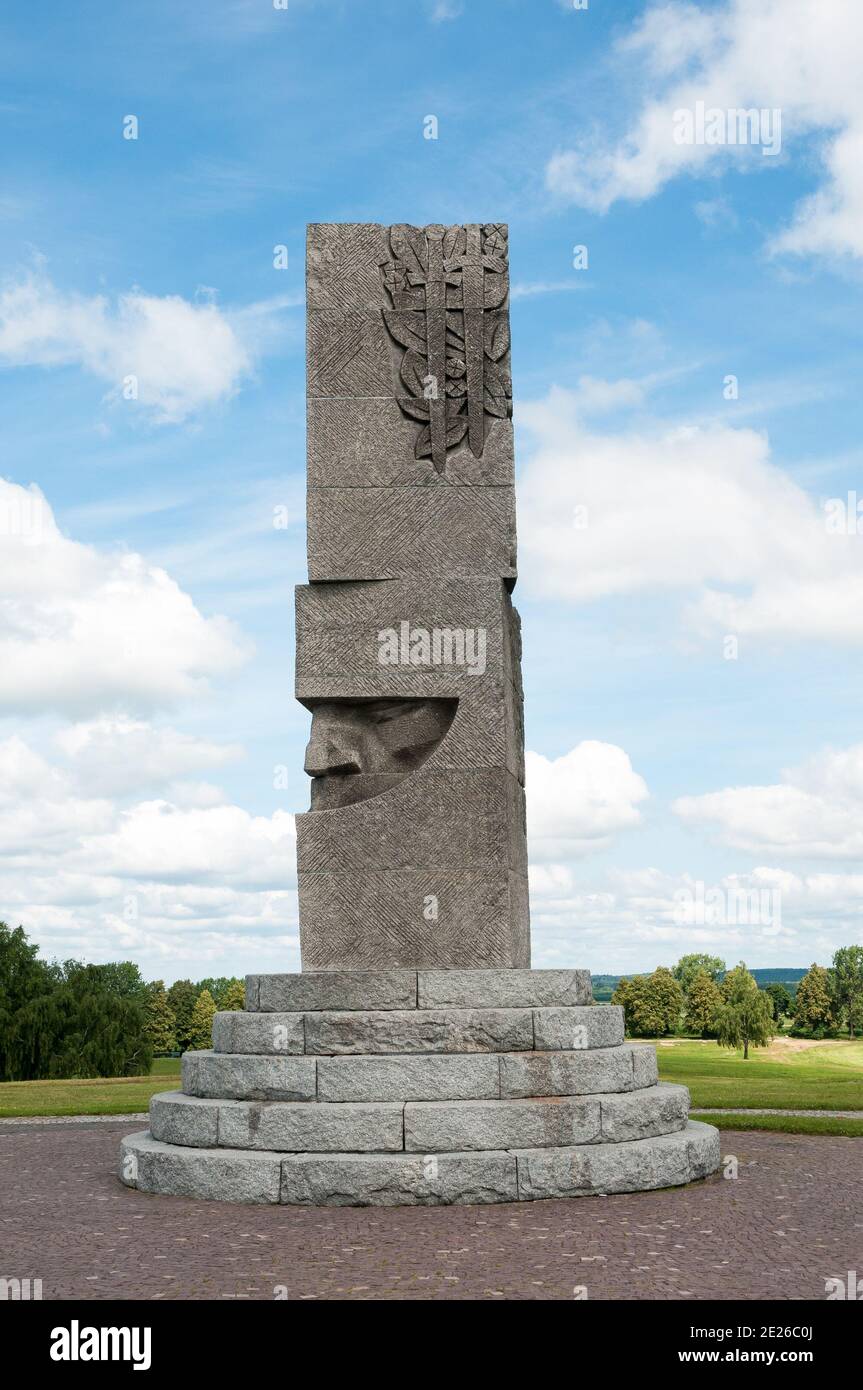 monument to the Battle of Grunwald (1410), Grunwald, Poland Stock Photo ...