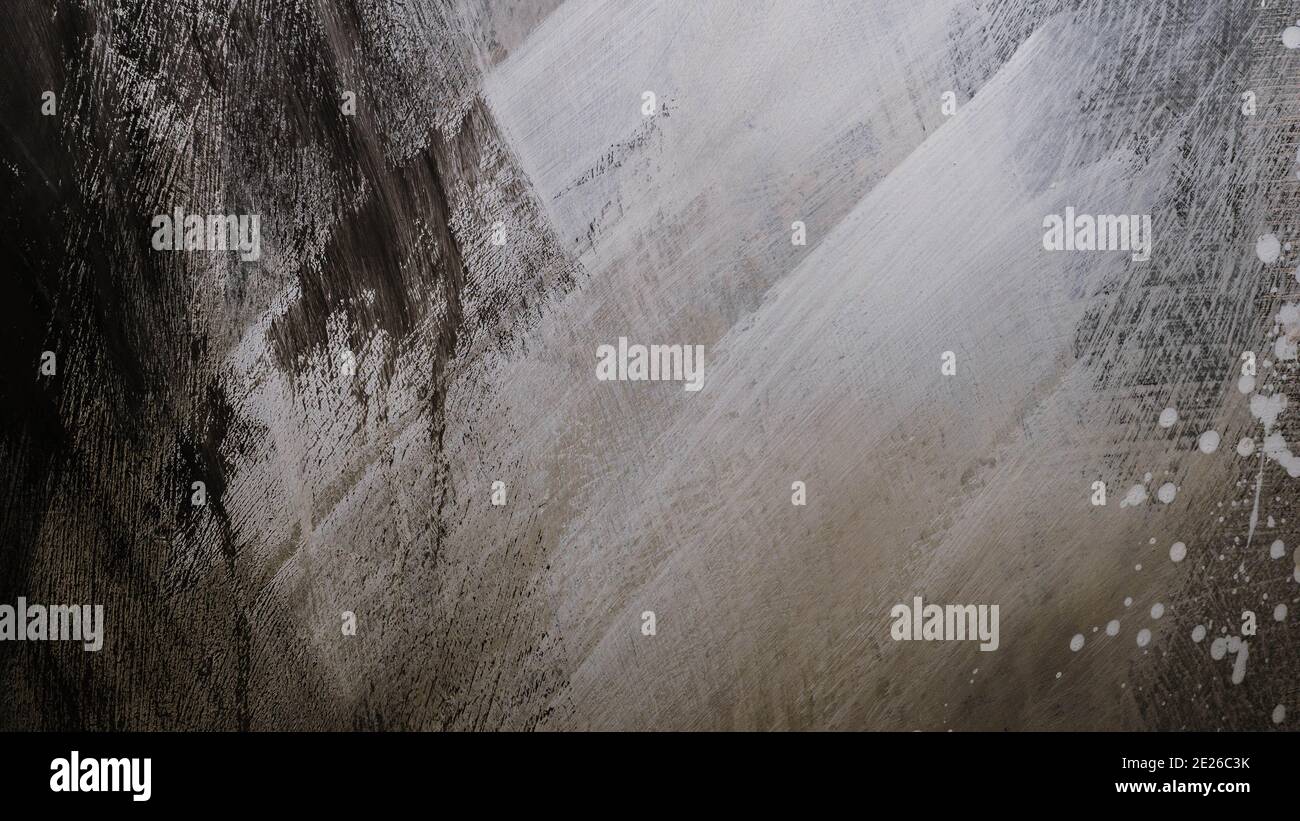 Texture of gray wall painted with modern paint with scratches, abstract ...