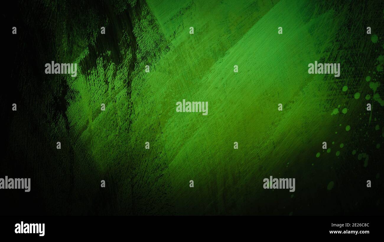 Wall texture in paint in green tones, wallpaper design, abstract ...