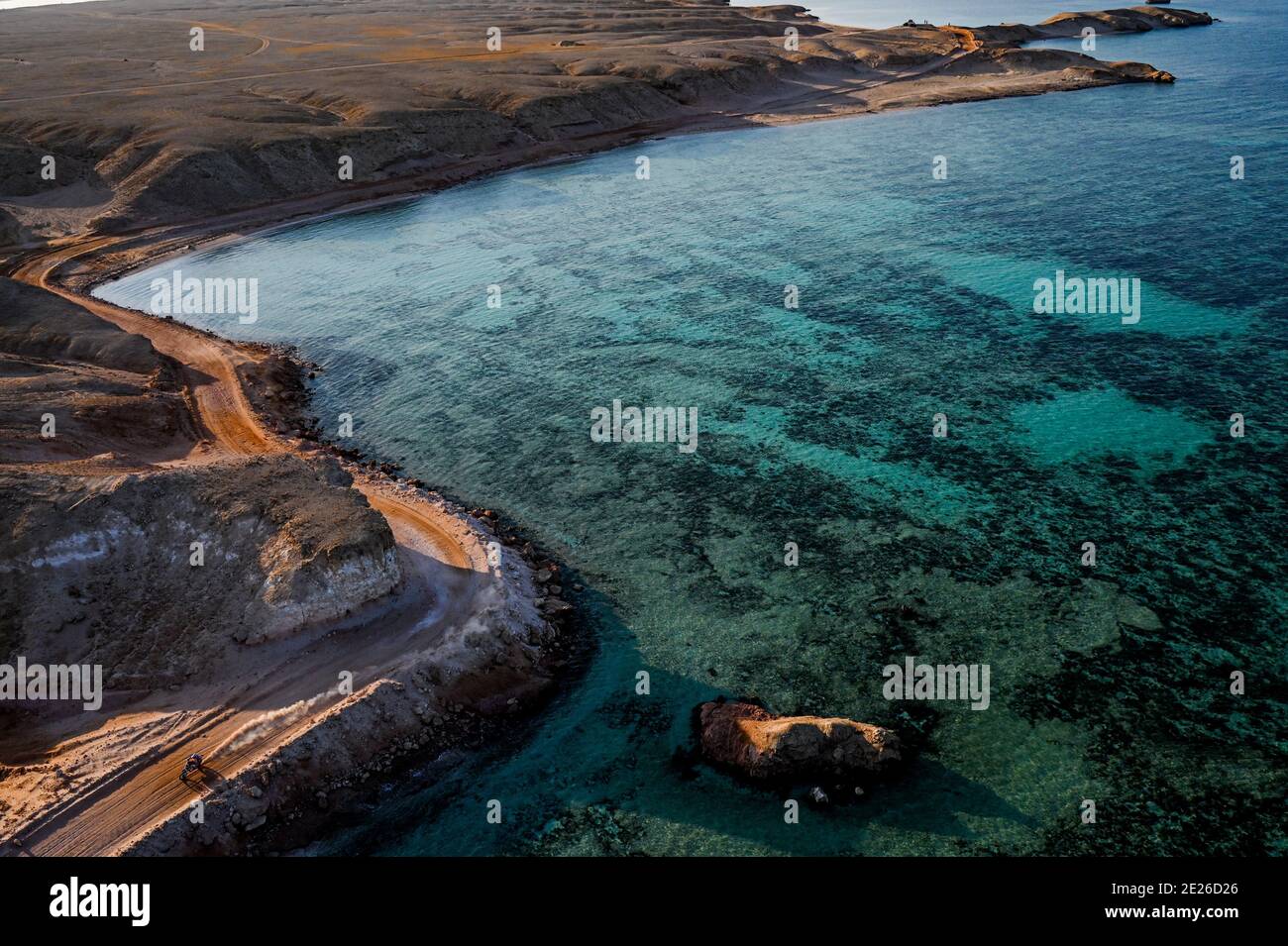 Neom, Saudi Arabia. 12th Jan, 2021. Illustration, landscape during the ...
