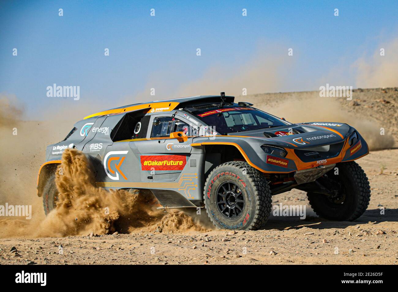 Neom, Saudi Arabia. 12th Jan, 2021. GCK e-Blast 1 during the 9th stage ...