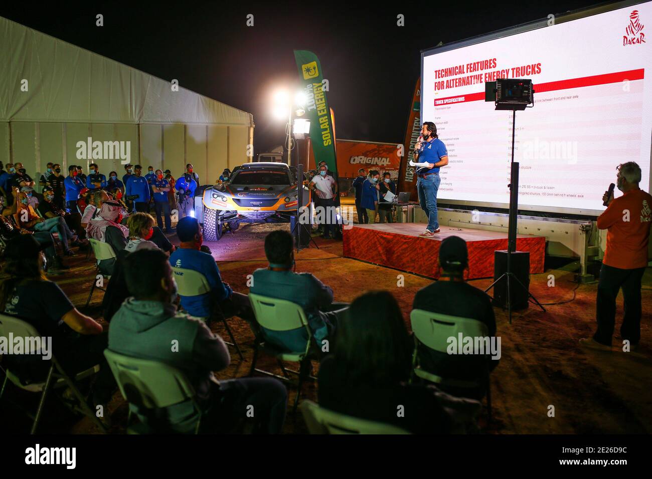 Neom, Saudi Arabia. 12th Jan, 2021. David Castera, Director, Dakar ...