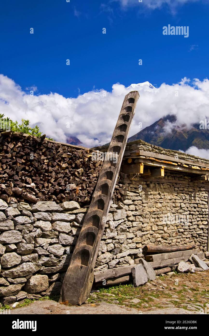 Himalaya mountains staircase hi-res stock photography and images - Alamy