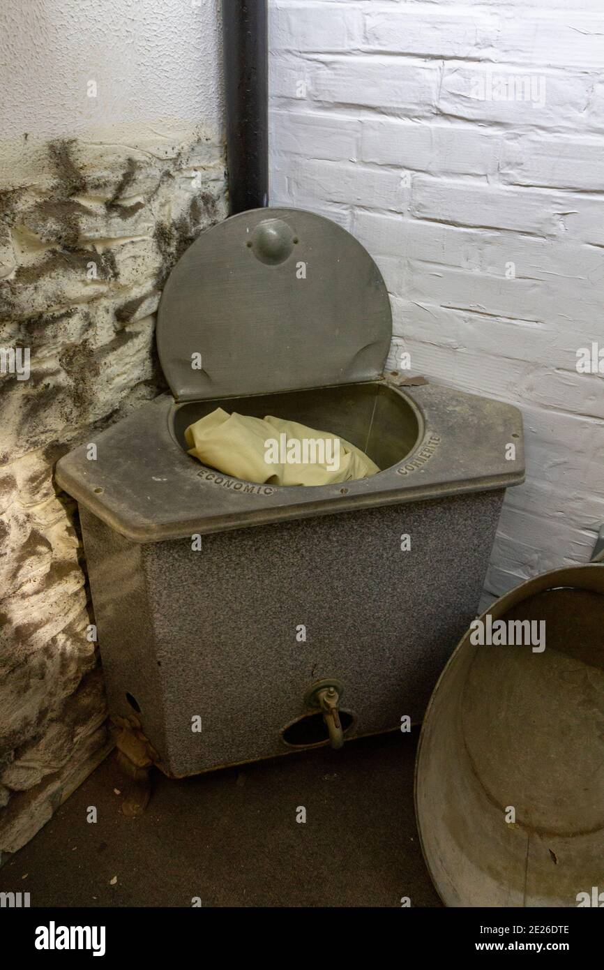 A WWII Economic Cornerite water butt on display at the Army Flying ...