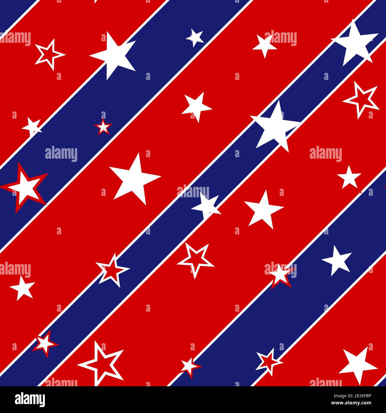United States Stars and Stripes Election background - Seamless Pattern ...
