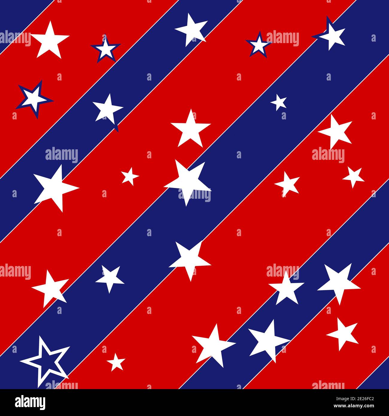 United States Stars and Stripes Election background - Seamless Pattern ...