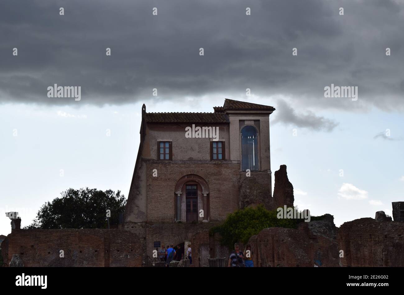 Domus Flavia of Palatine Hill - Rome, Italy Stock Photo - Alamy