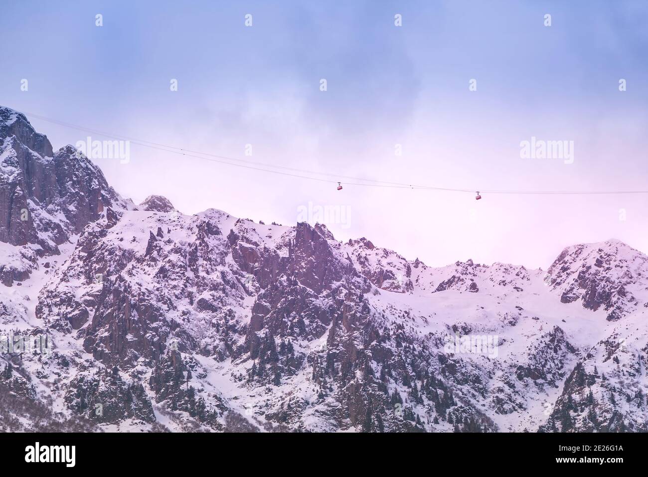 Chamonix Mont Blanc, France winter mountain ski travel vacation ...