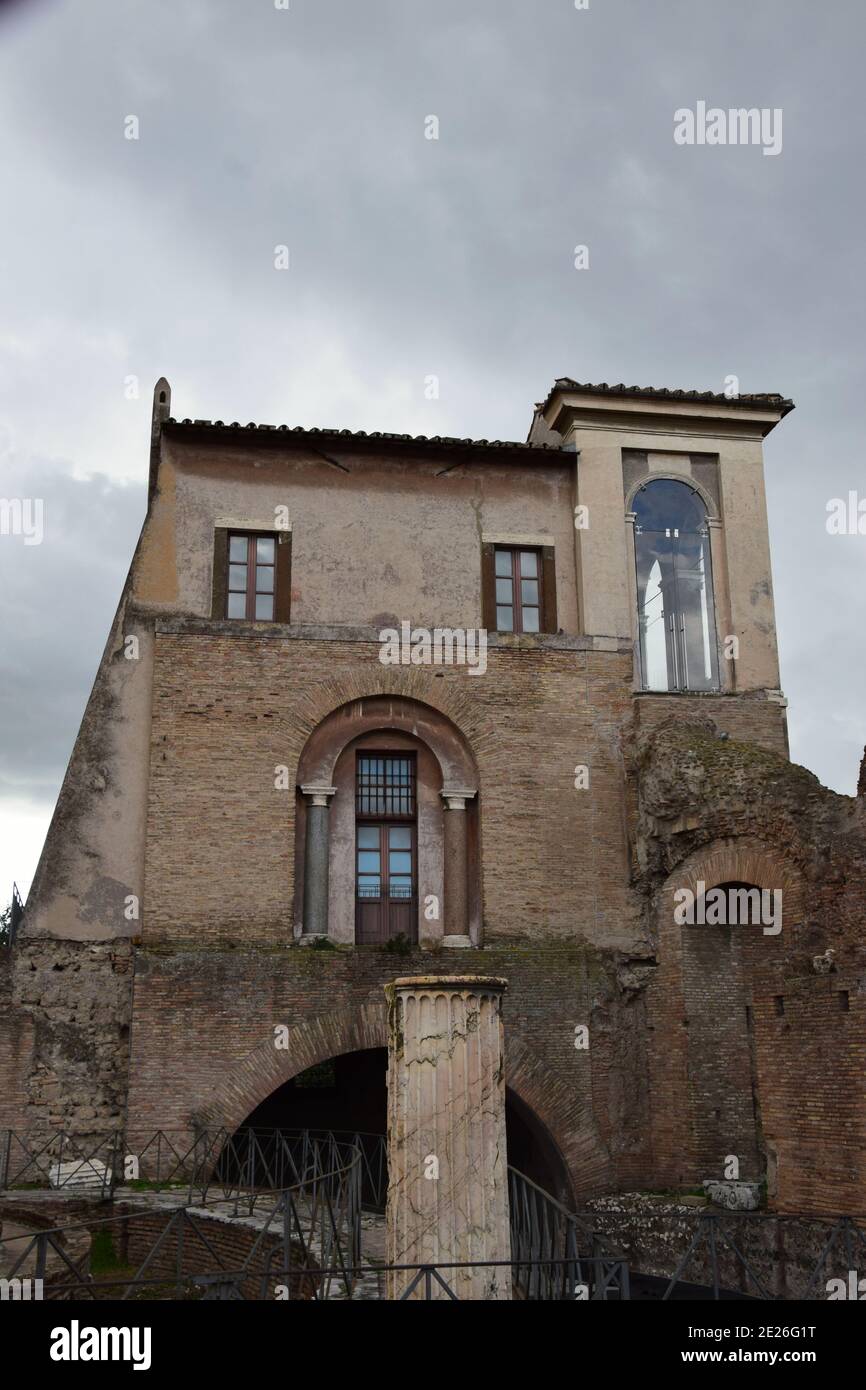 Domus Flavia of Palatine Hill - Rome, Italy Stock Photo - Alamy