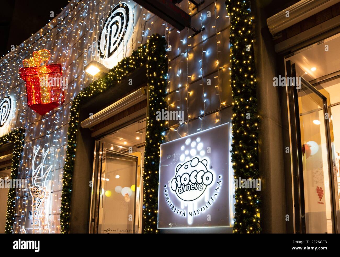 Naples, Italy. Famous Poppella pastry shop known for its tasty ...