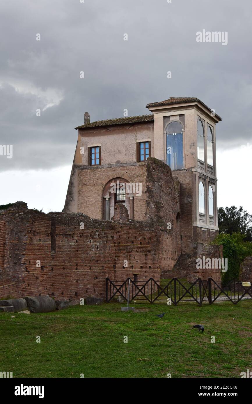 Domus Flavia of Palatine Hill - Rome, Italy Stock Photo - Alamy