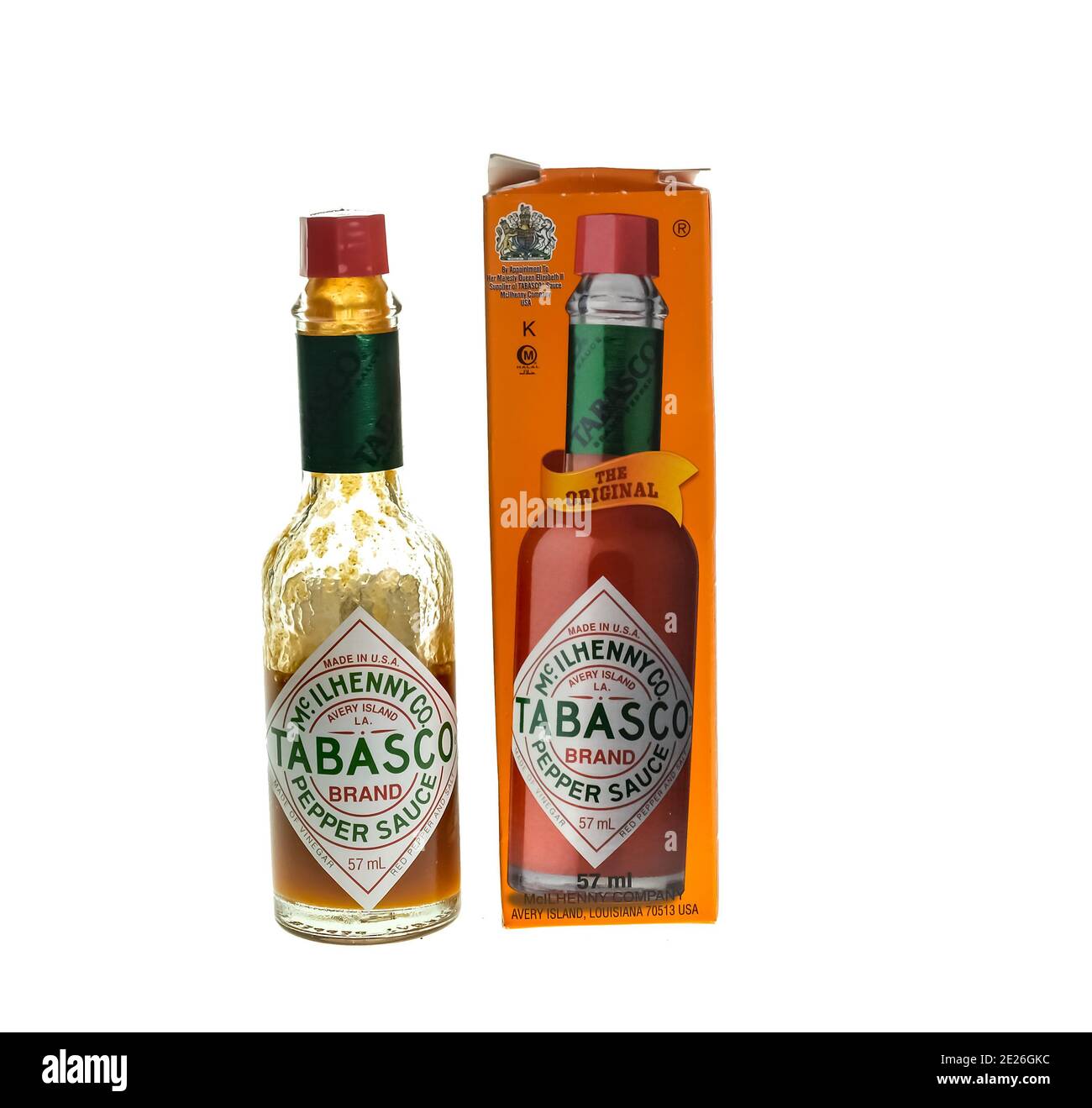 Tabasco sauce box hi-res stock photography and images - Alamy