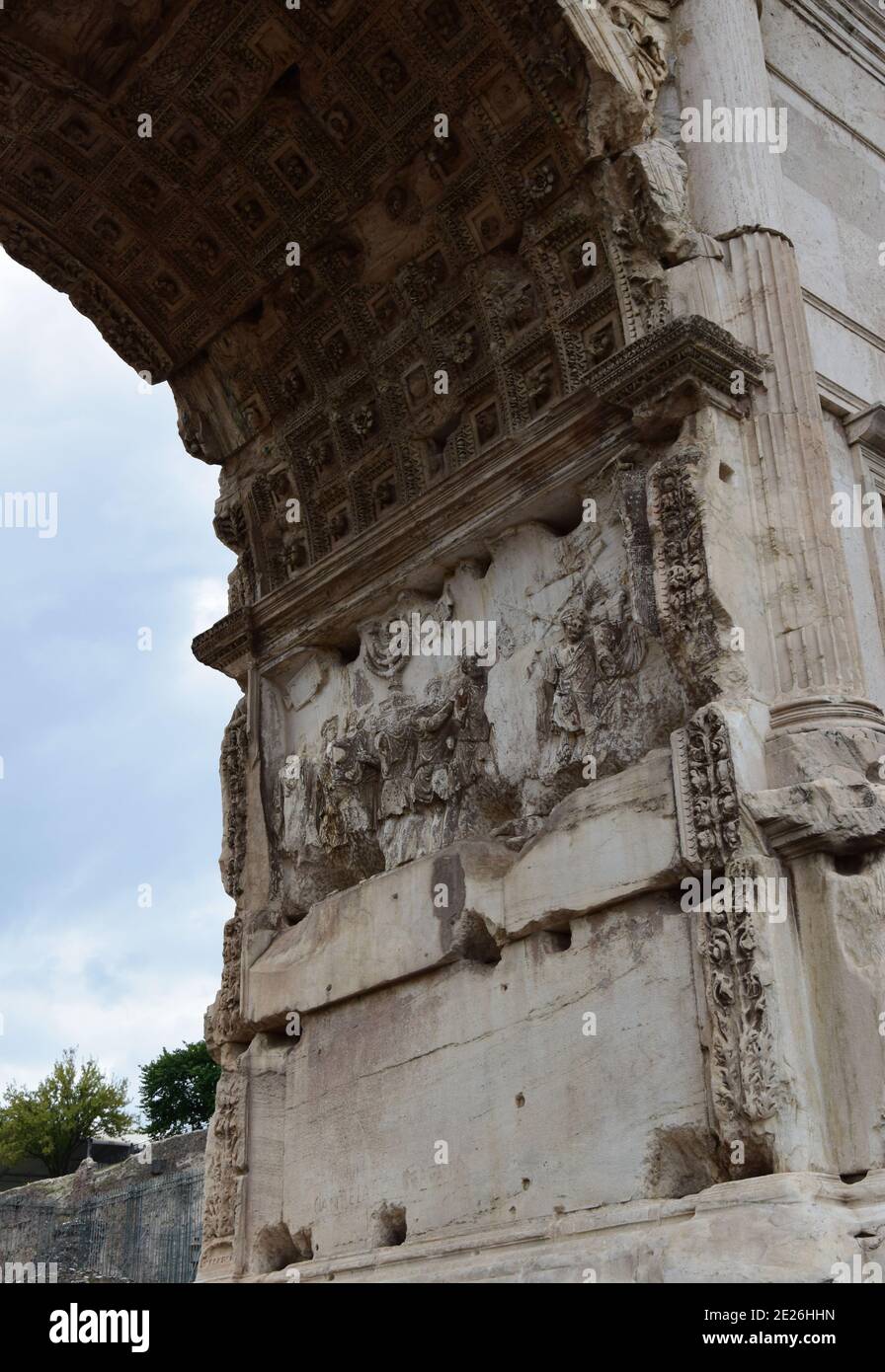 Arch of Titus - Rome, Italy Stock Photo - Alamy