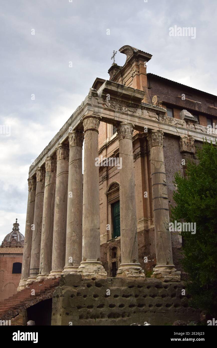 San Lorenzo in Miranda in the Roman Forum Roman Forum in Rome, Italy ...