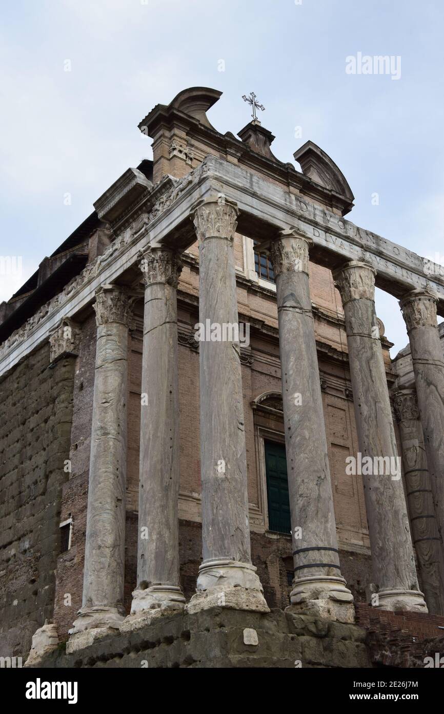 San Lorenzo in Miranda in the Roman Forum Roman Forum in Rome, Italy ...