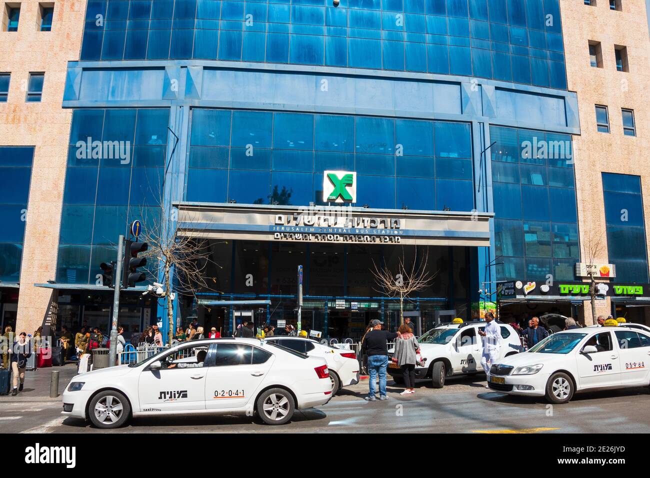 JERUSALEM, ISRAEL - MARCH 10, 2019: Jerusalem Central Bus Station ...
