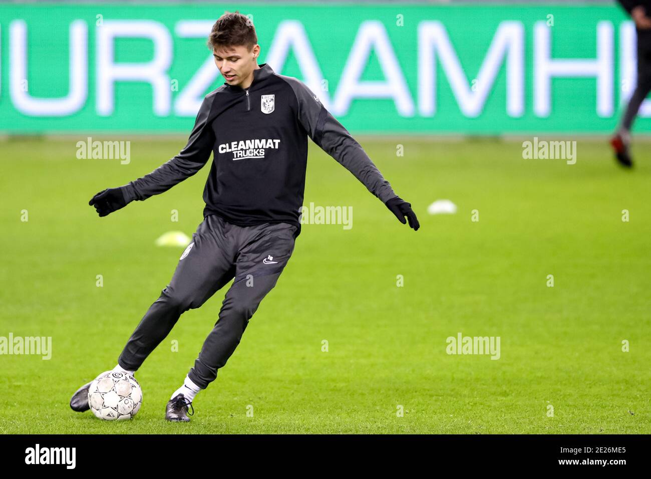 ARNHEM, NETHERLANDS - JANUARY 12: (L-R): Dominik Oroz of Vitesse during ...