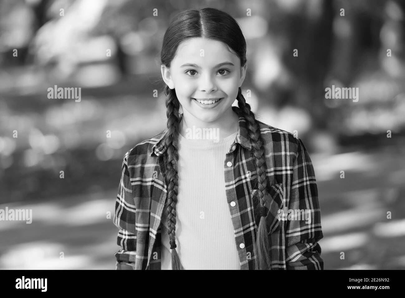 Alive every moment. Happy child smile summer outdoors. Little child in ...