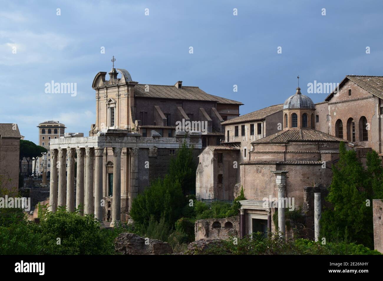 San Lorenzo in Miranda in the Roman Forum Roman Forum in Rome, Italy ...