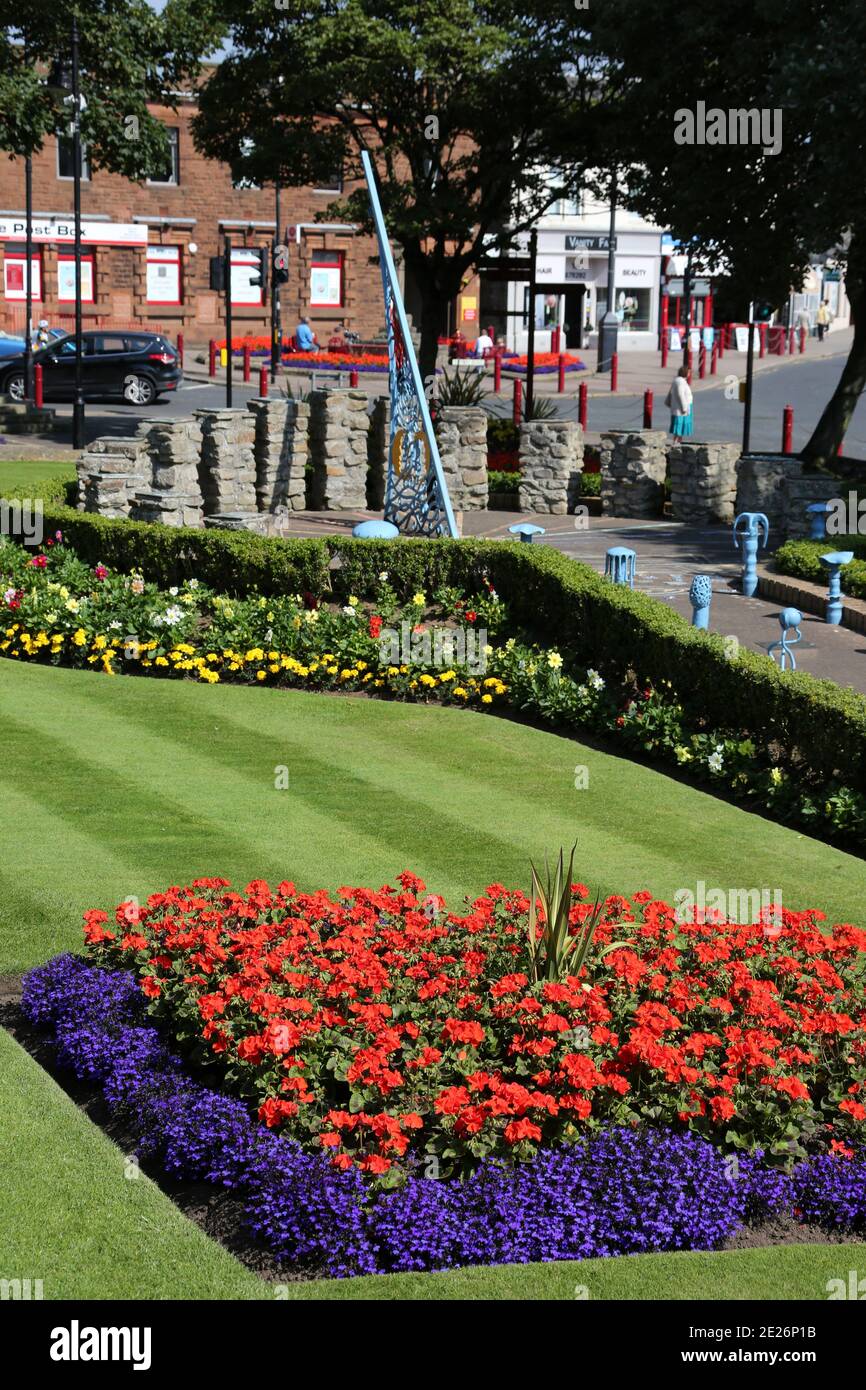 Prestwick Cross, Prestwick , Ayrshire, Scotland. UK. The unusual ...