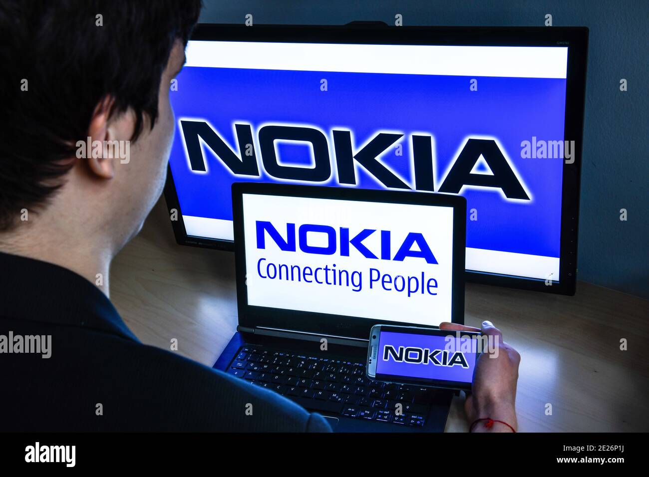 Nokia symbol hi-res stock photography and images - Alamy