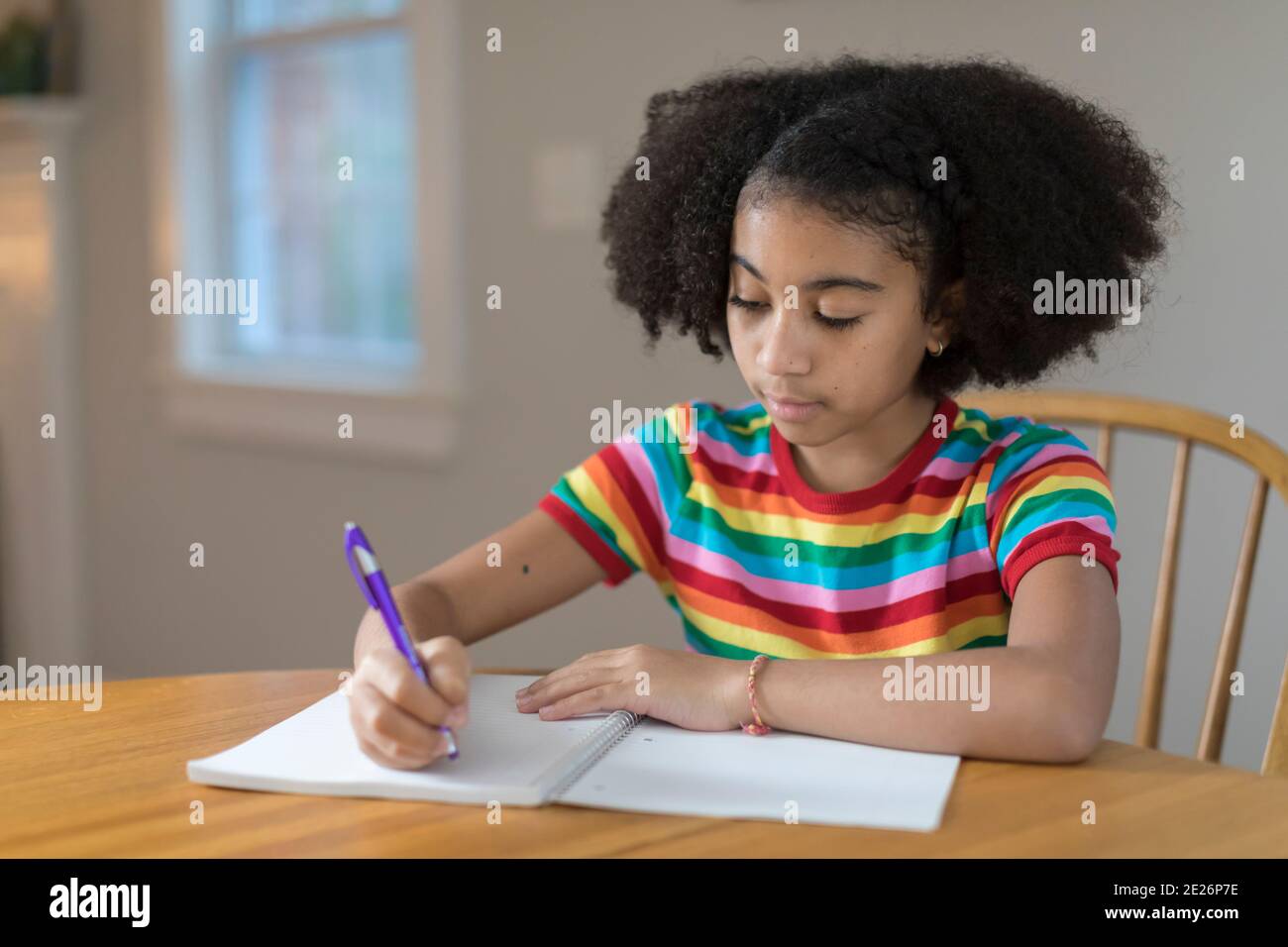 Ten year old girl mixed race hi-res stock photography and images - Alamy