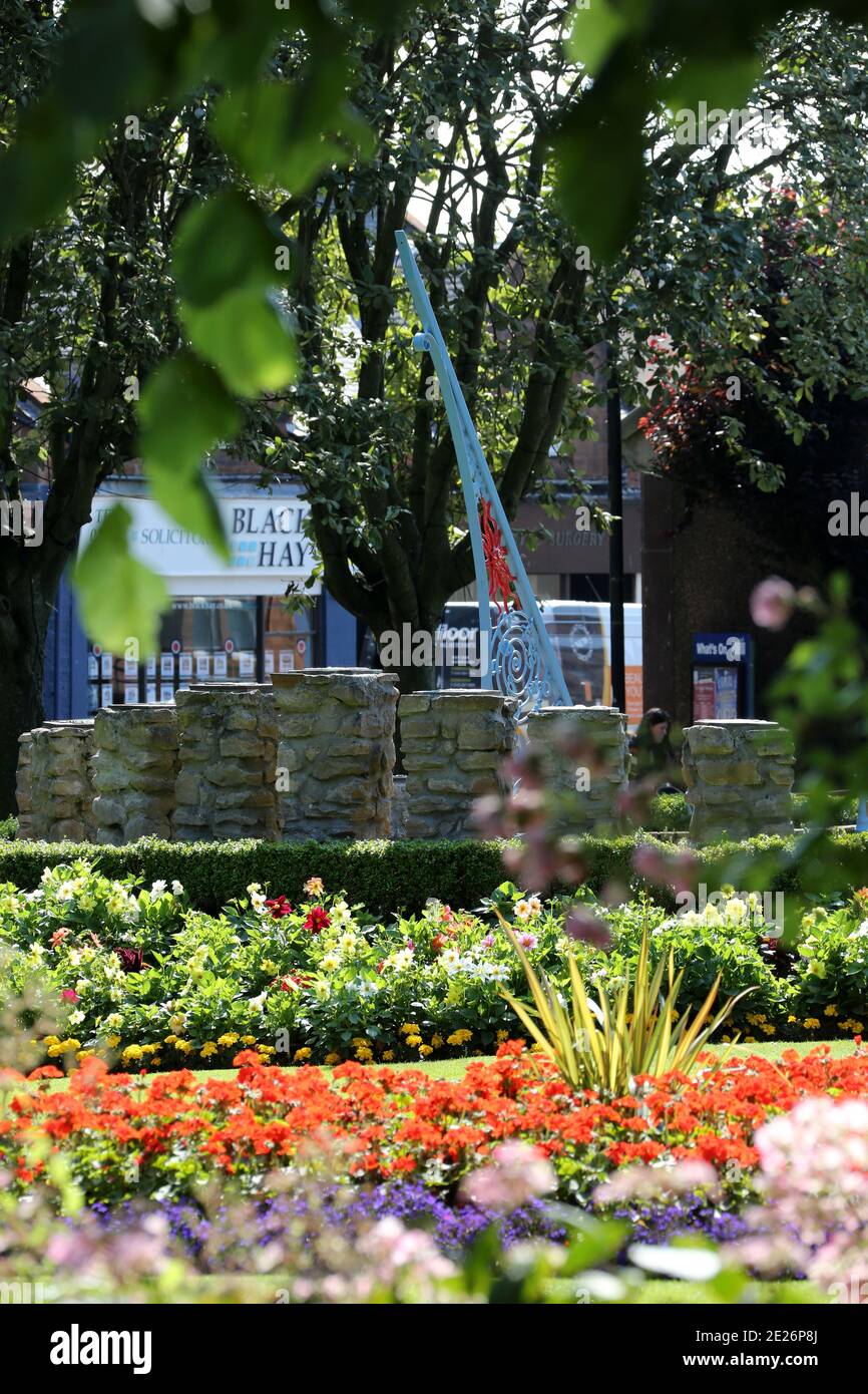 Prestwick Cross, Prestwick , Ayrshire, Scotland. UK. The unusual ...