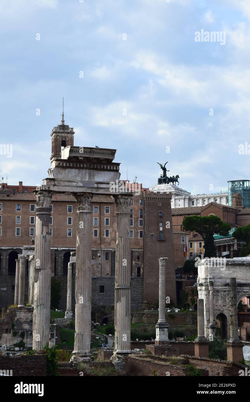 Roman Forum in Rome, Italy Stock Photo - Alamy