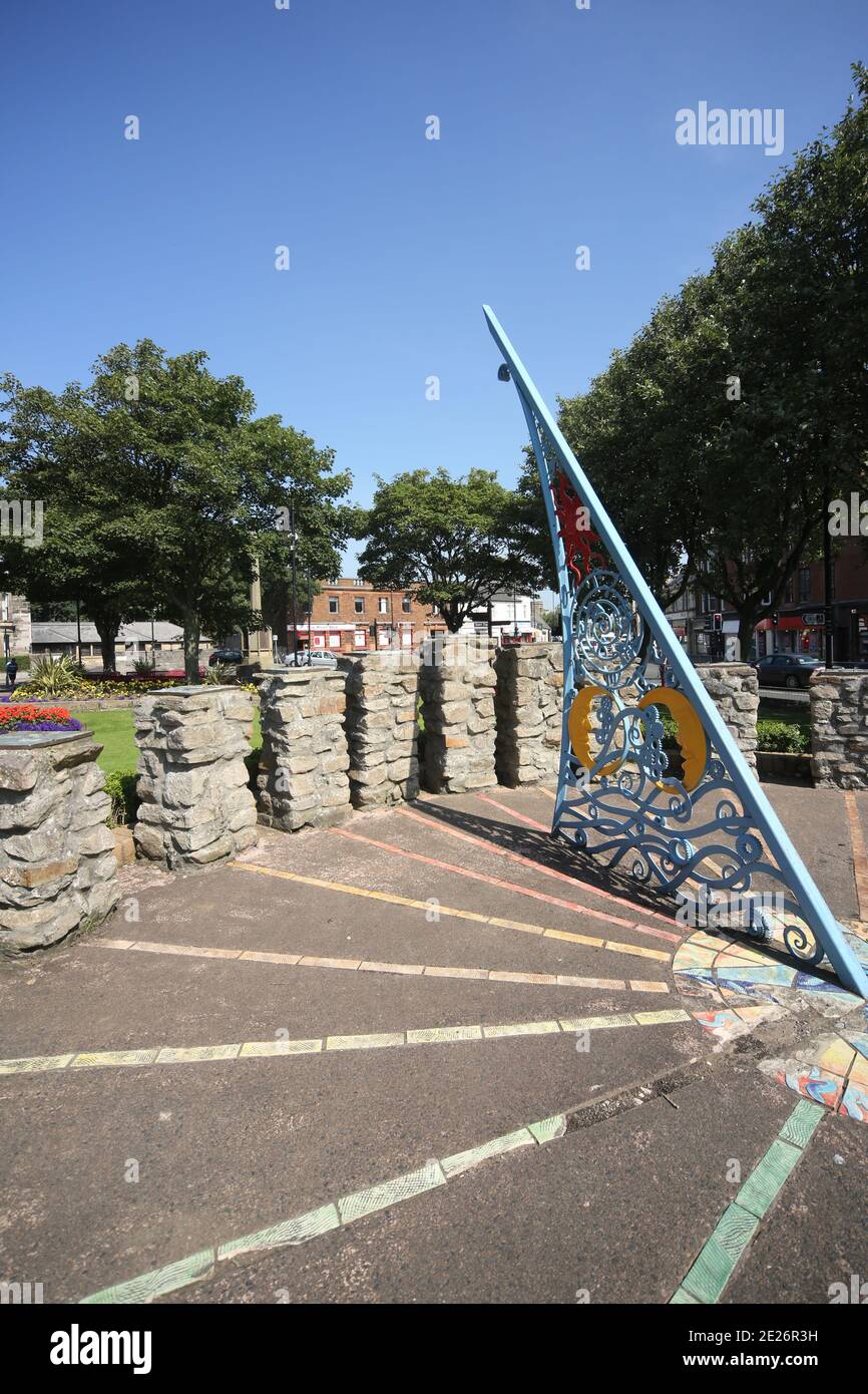 Prestwick Cross, Prestwick , Ayrshire, Scotland. UK. The unusual ...