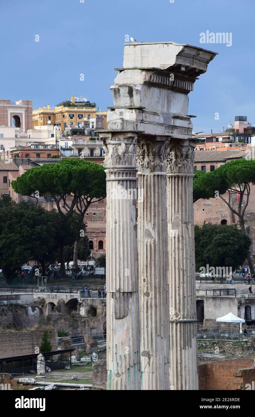 Basilica giulia in the roman forum hi-res stock photography and images ...