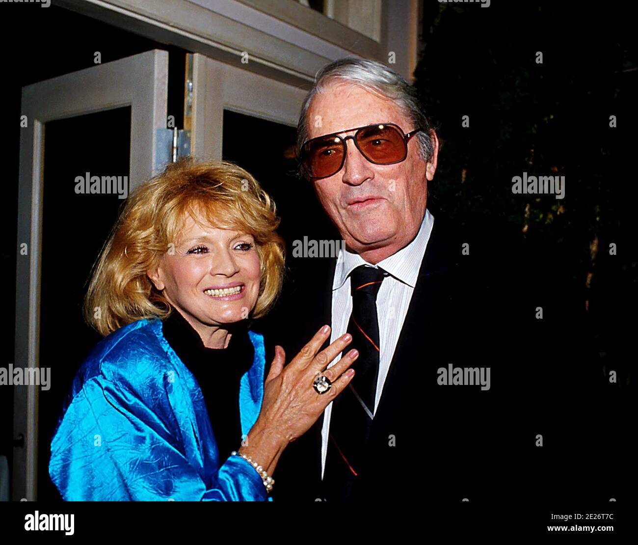 Gregory Peck Angie Dickinson 1987 Credit: Ralph Dominguez/MediaPunch ...