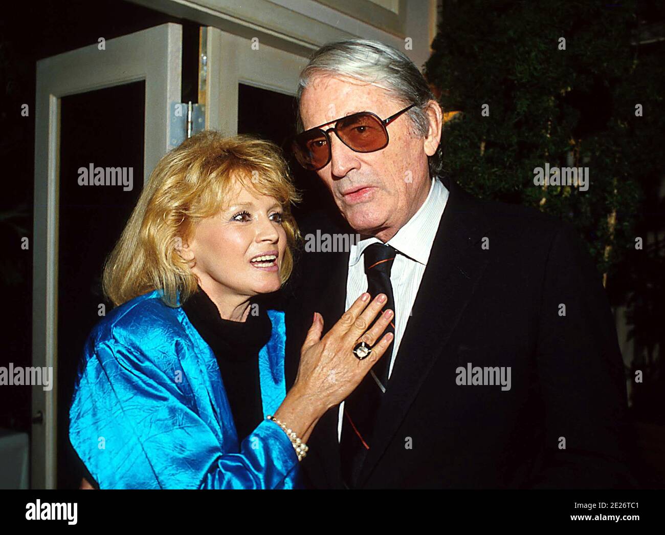 Gregory Peck And Angie Dickinson 1987 Credit: Ralph Dominguez ...
