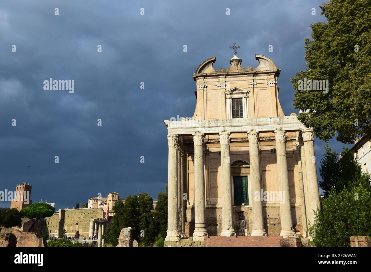 San Lorenzo in Miranda in the Roman Forum Roman Forum in Rome, Italy ...