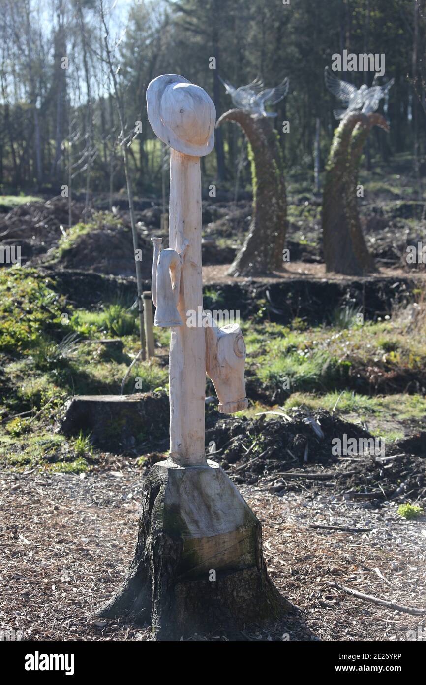 Rozelle Park, Ayr, Ayrshire, Scotland,UK. First World War commemorative ...