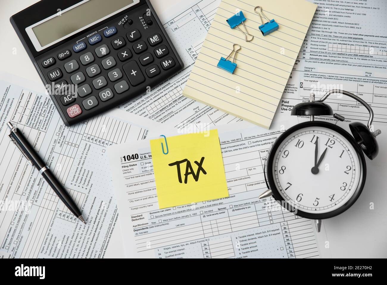 Tax time concept, accountancy, tax refund concept Stock Photo - Alamy