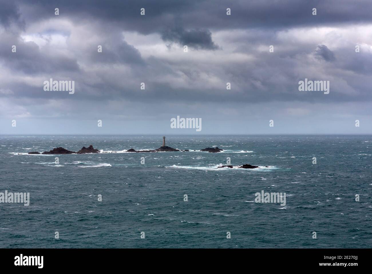 Longships Lighthouse Storm High Resolution Stock Photography and Images ...