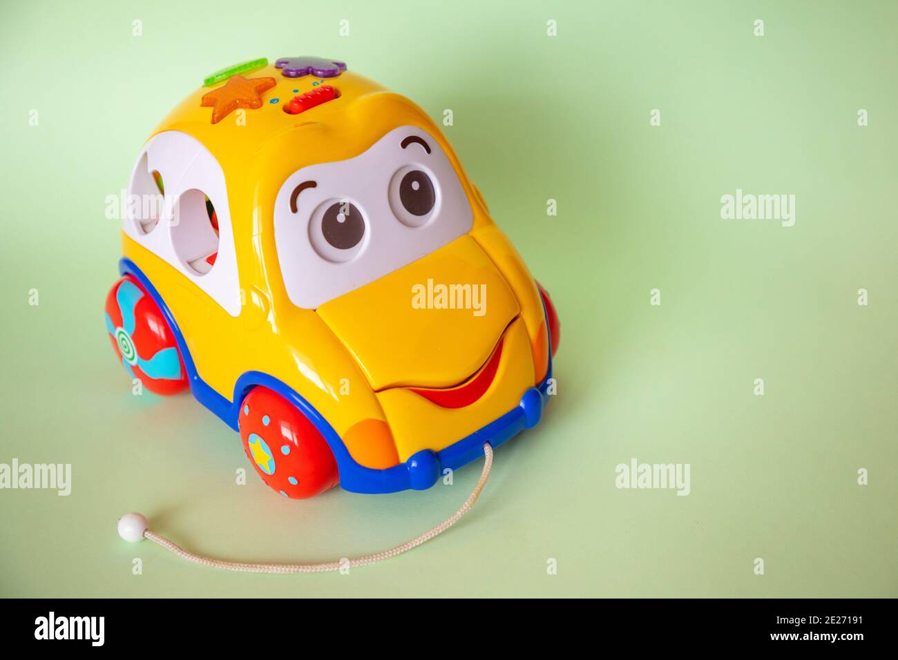 Wooden toy car cartoon hi-res stock photography and images - Alamy