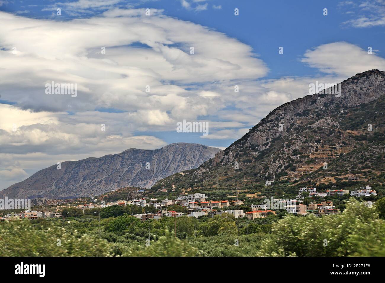 Istro village, near Agios Nikolaos town, in Lasithi region, Crete ...