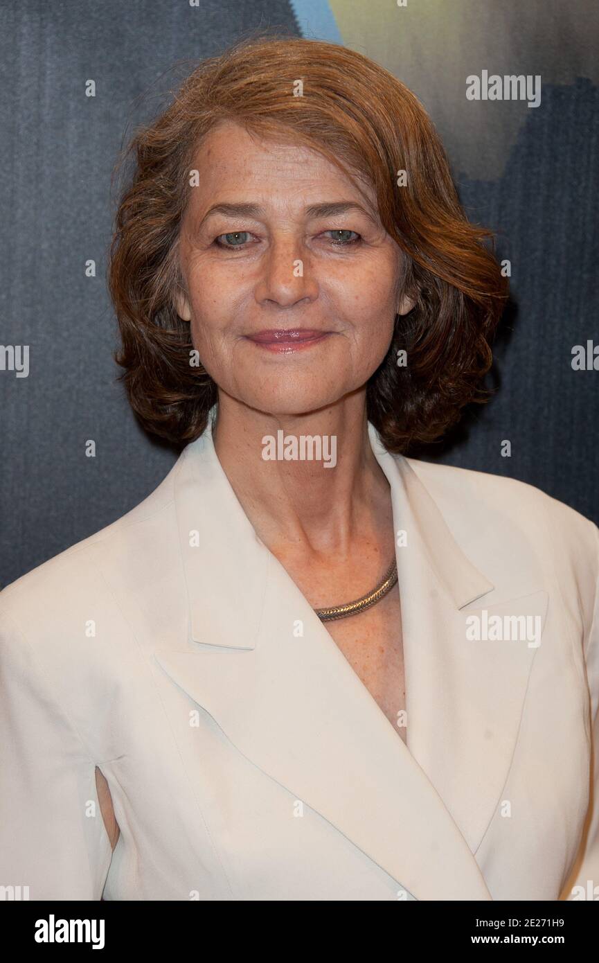 Charlotte Rampling attending the opening of the Festival Paris Cinema ...