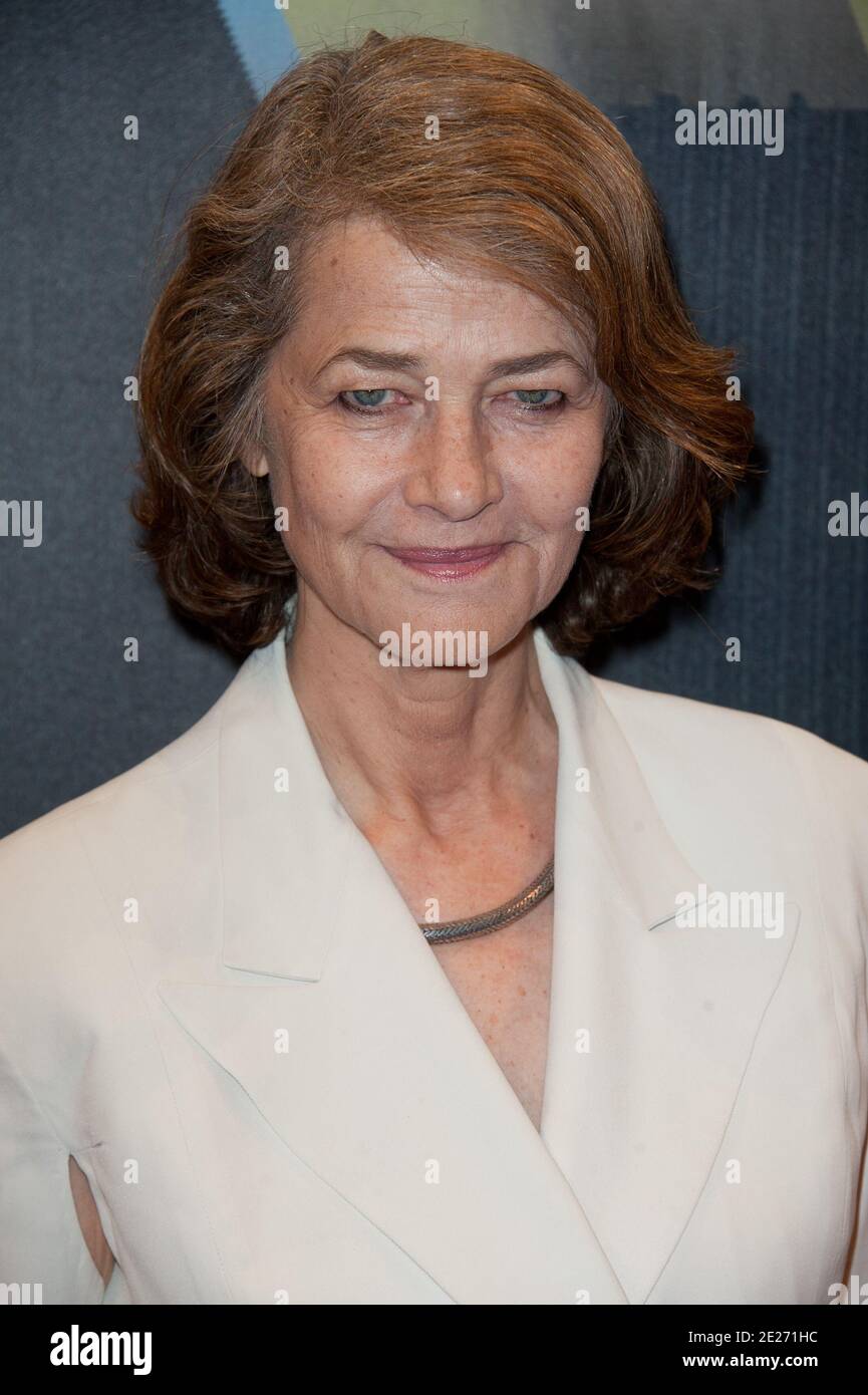 Charlotte Rampling attending the opening of the Festival Paris Cinema ...