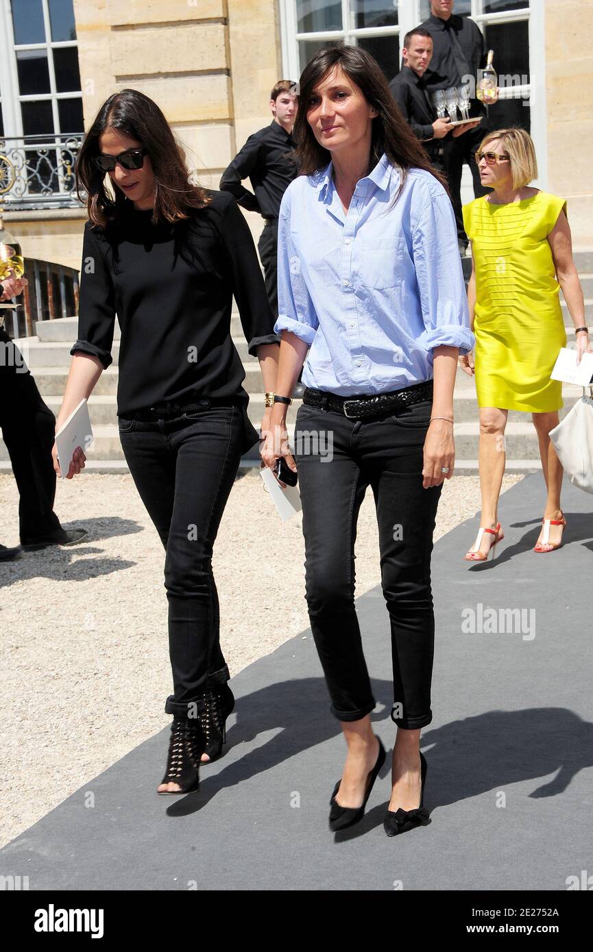 Editor-in-chief of Vogue Paris, Emmanuelle Alt attends Dior Fall-Winter ...
