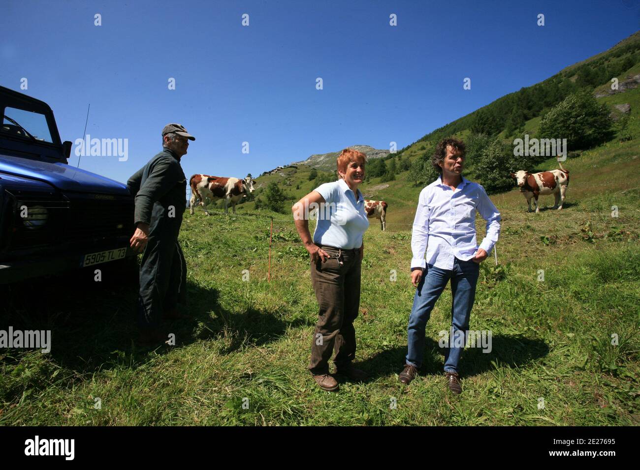 EXCLUSIVE. Renowned French Chef Guy Martin in his home region Savoy, in ...