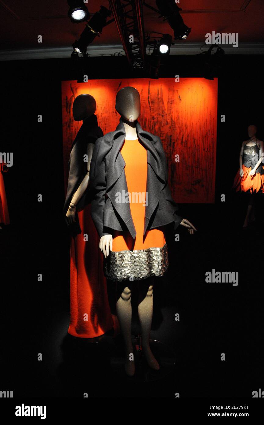 Japanese designer and artist Hiroko Koshino attending the opening her ...