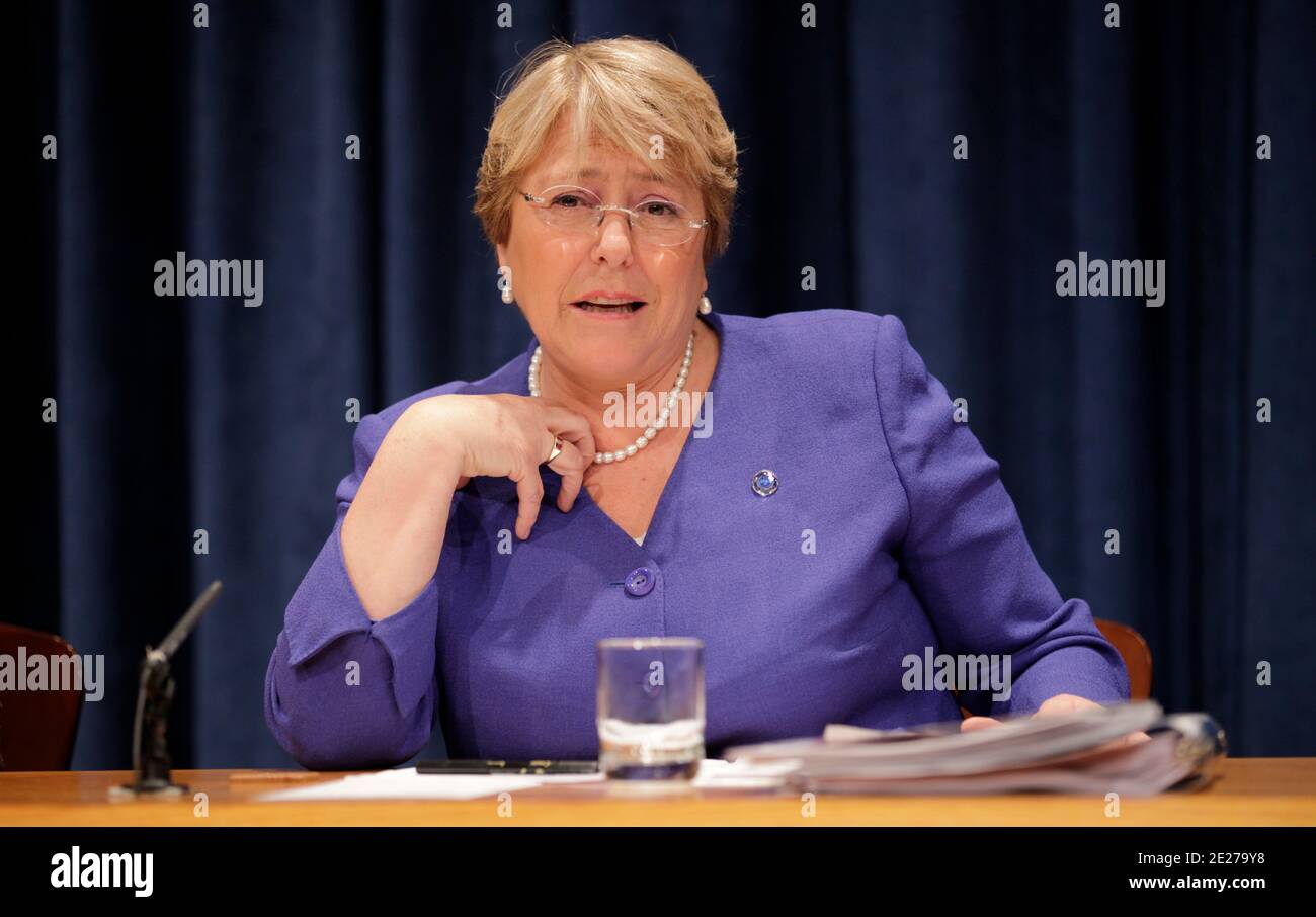 Michelle bachelet un hi-res stock photography and images - Alamy