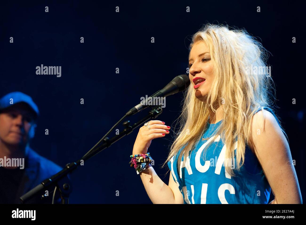 Carly Connor performs at the Montreux Jazz Festival in Montreux ...