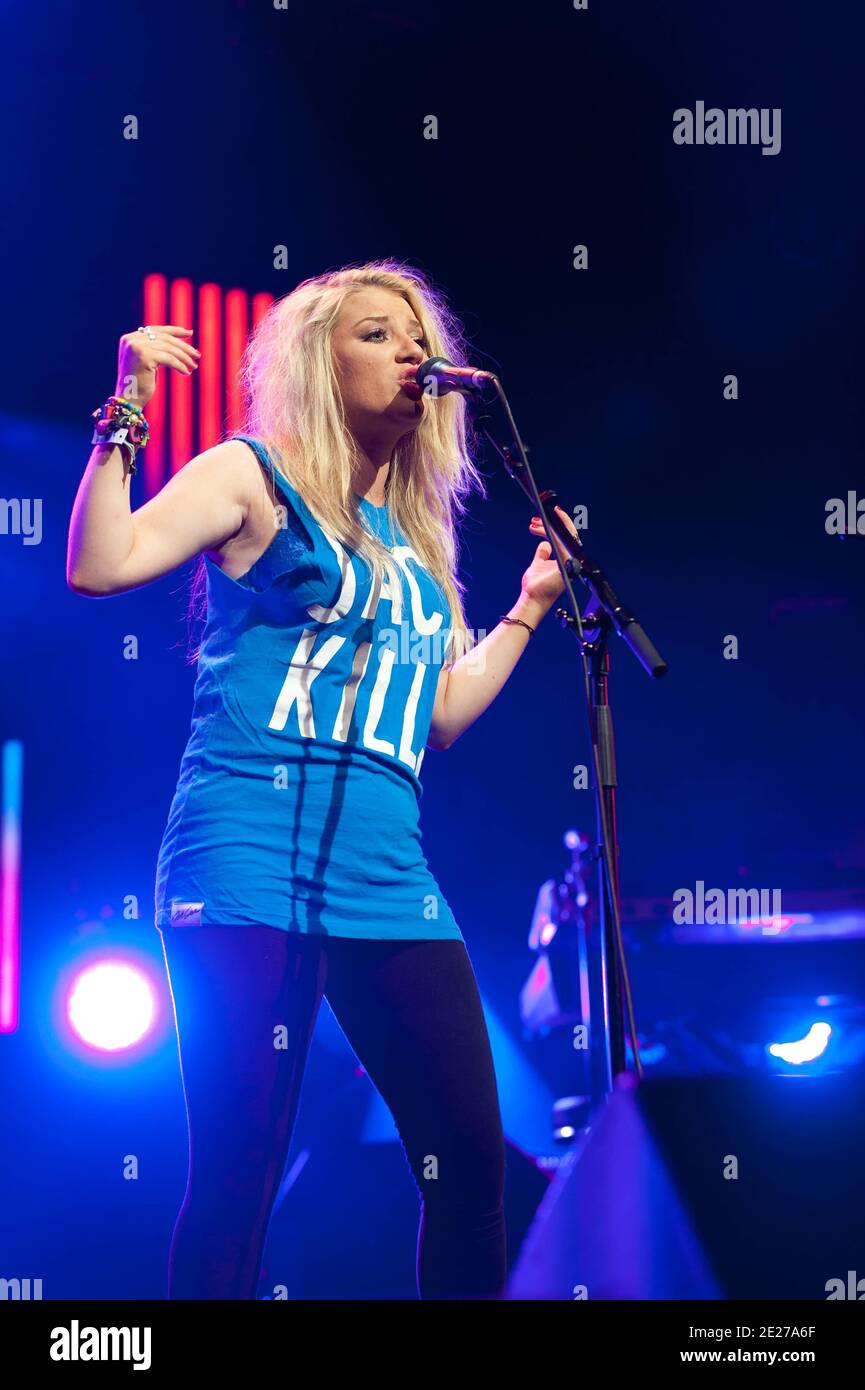 Carly Connor performs at the Montreux Jazz Festival in Montreux ...