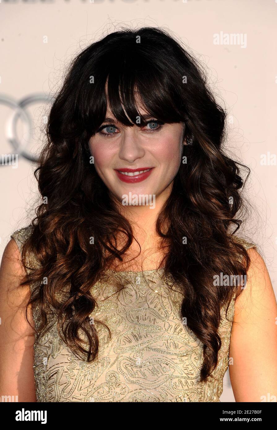 Zooey Deschanel attends the BAFTA Brits to watch event held at the ...