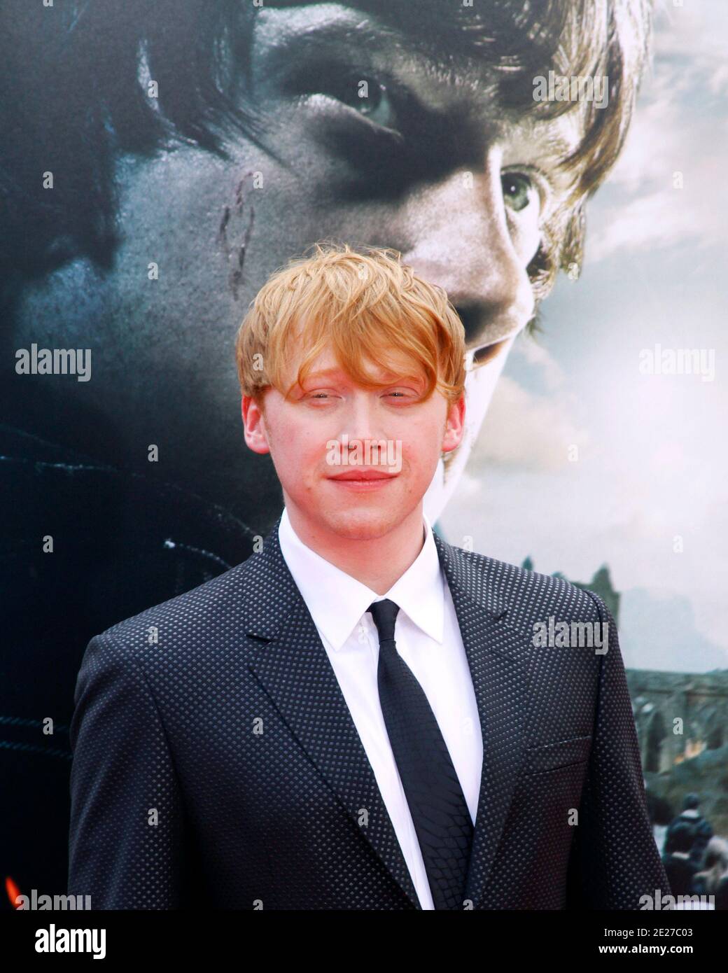 Rupert Grint poses at the Harry Potter and the Deathly Hallows - Part 2 ...